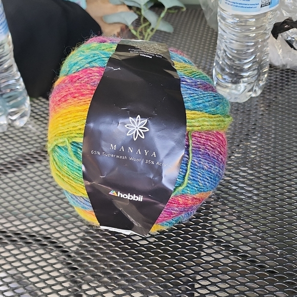 Hobbii | Art | Manaya Rainbow Yarn Superwash Wool Blend | Poshmark